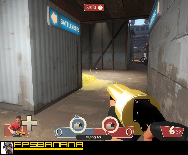 Two Gold Scattergun's Mod for Team Fortress 2 | TF2 Mods