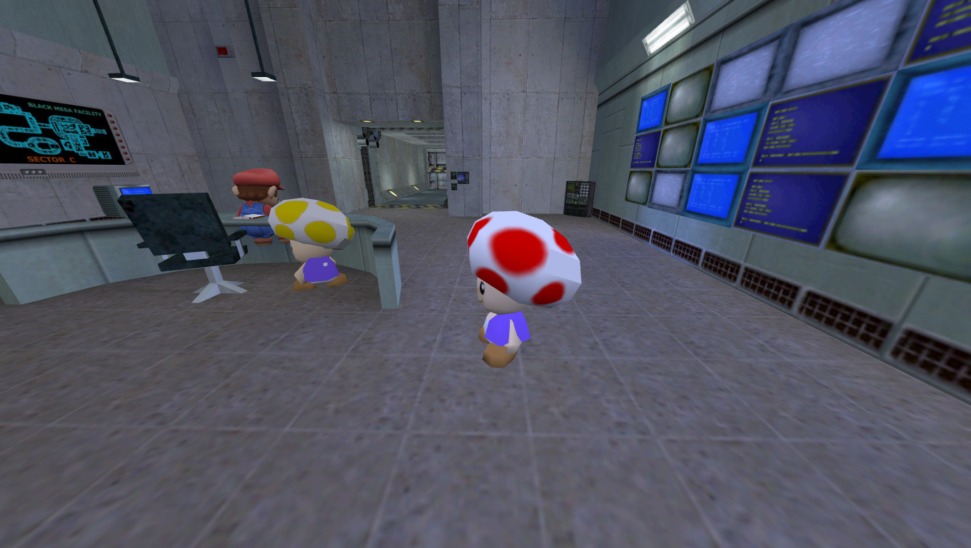 Super Mario 64 Toad Mod for Half-Life | HL Mods