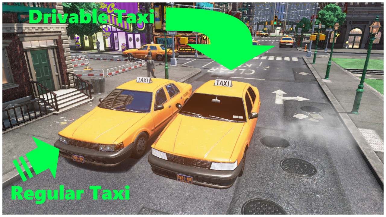 Drivable Taxi Over Scooter Mod for Super Mario Odyssey | SMO Mods
