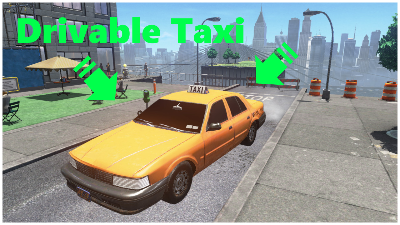 Drivable Taxi Over Scooter Mod for Super Mario Odyssey | SMO Mods