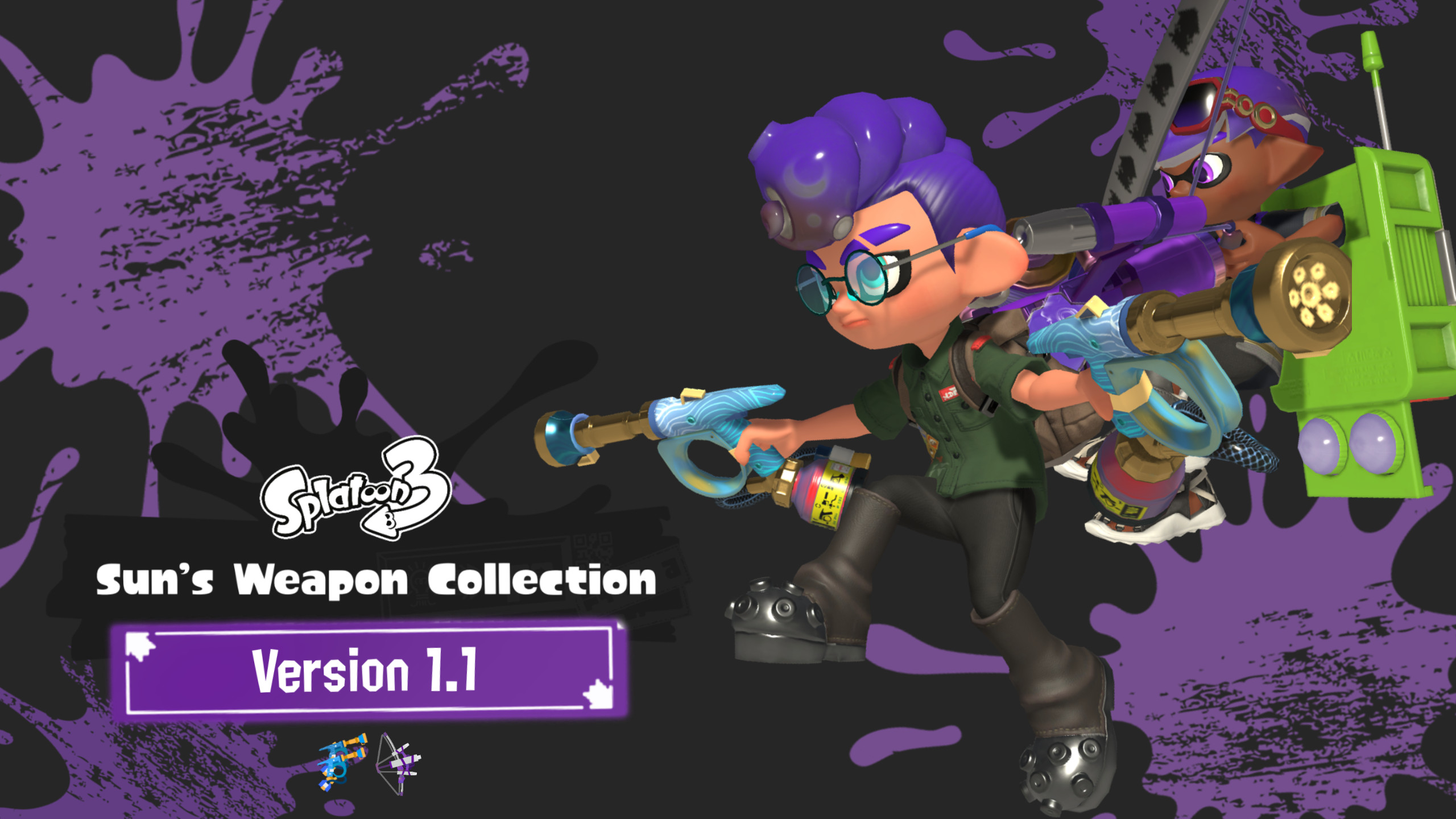 Sun’s Weapon Collection 2 Mod for Splatoon 3 | Splatoon 3 Mods