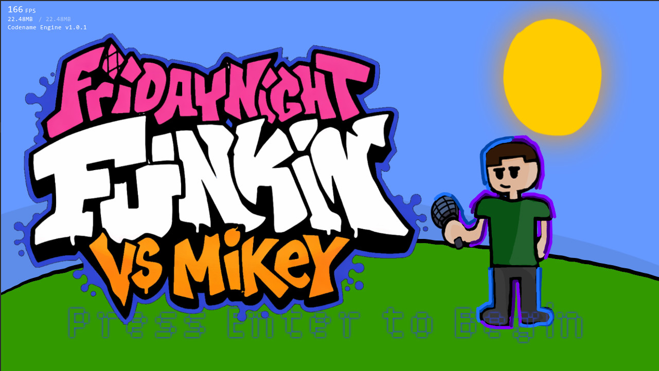 Vs Mikey FNF Code-Name-Engine Mod for Friday Night Funkin' | FNF Mods