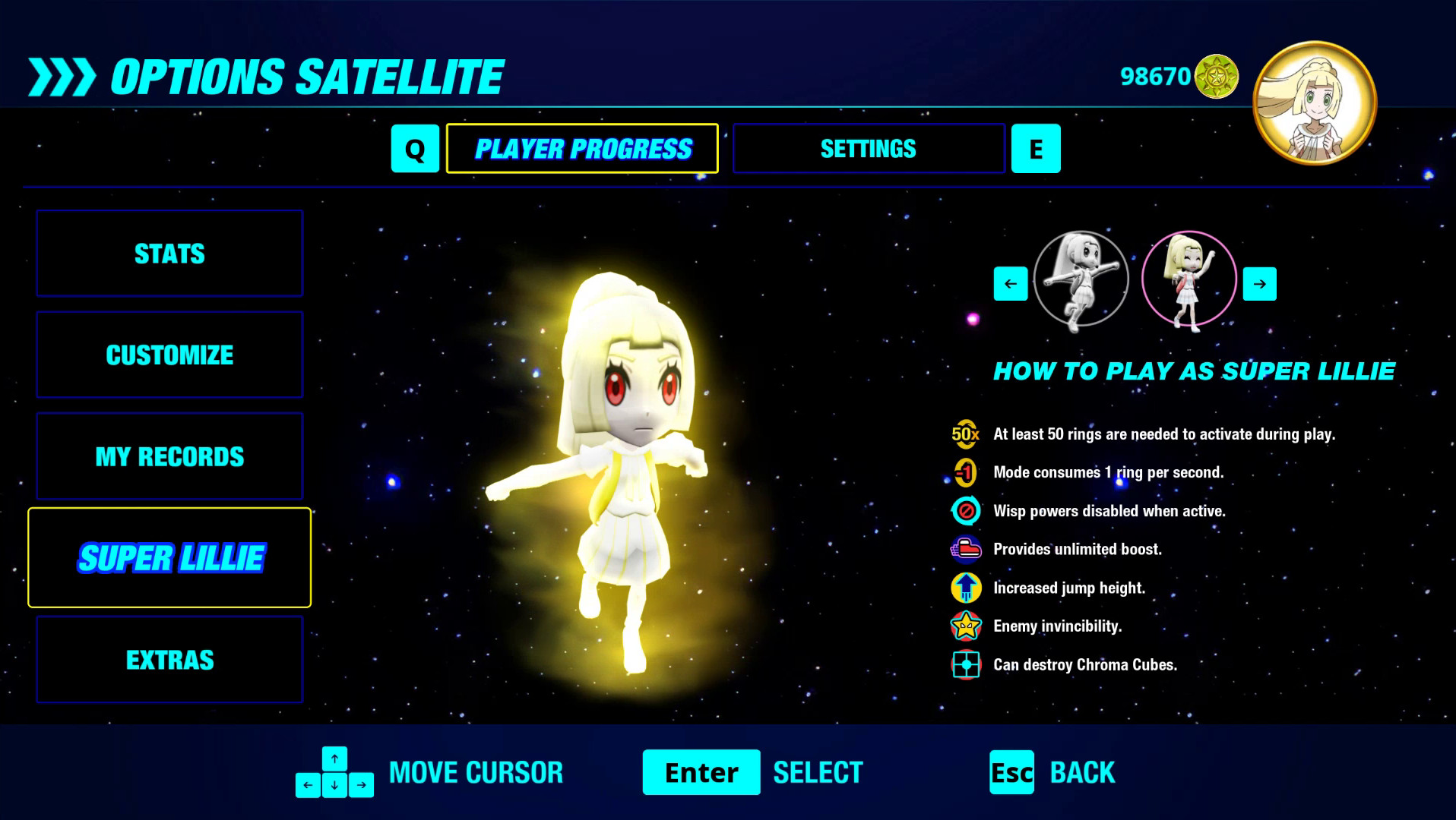 Lillie Colors: Ultimate Mod for Sonic Colors: Ultimate | SCU Mods