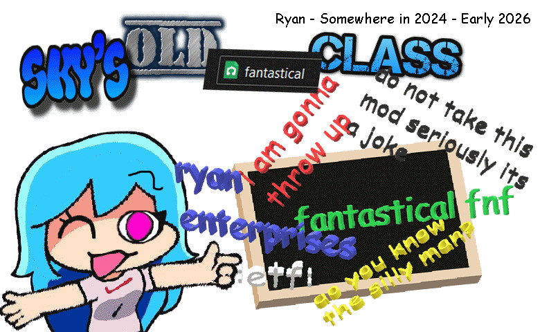 Sky's fantastical old school! Mod for Baldi's Basics | Baldi Mods