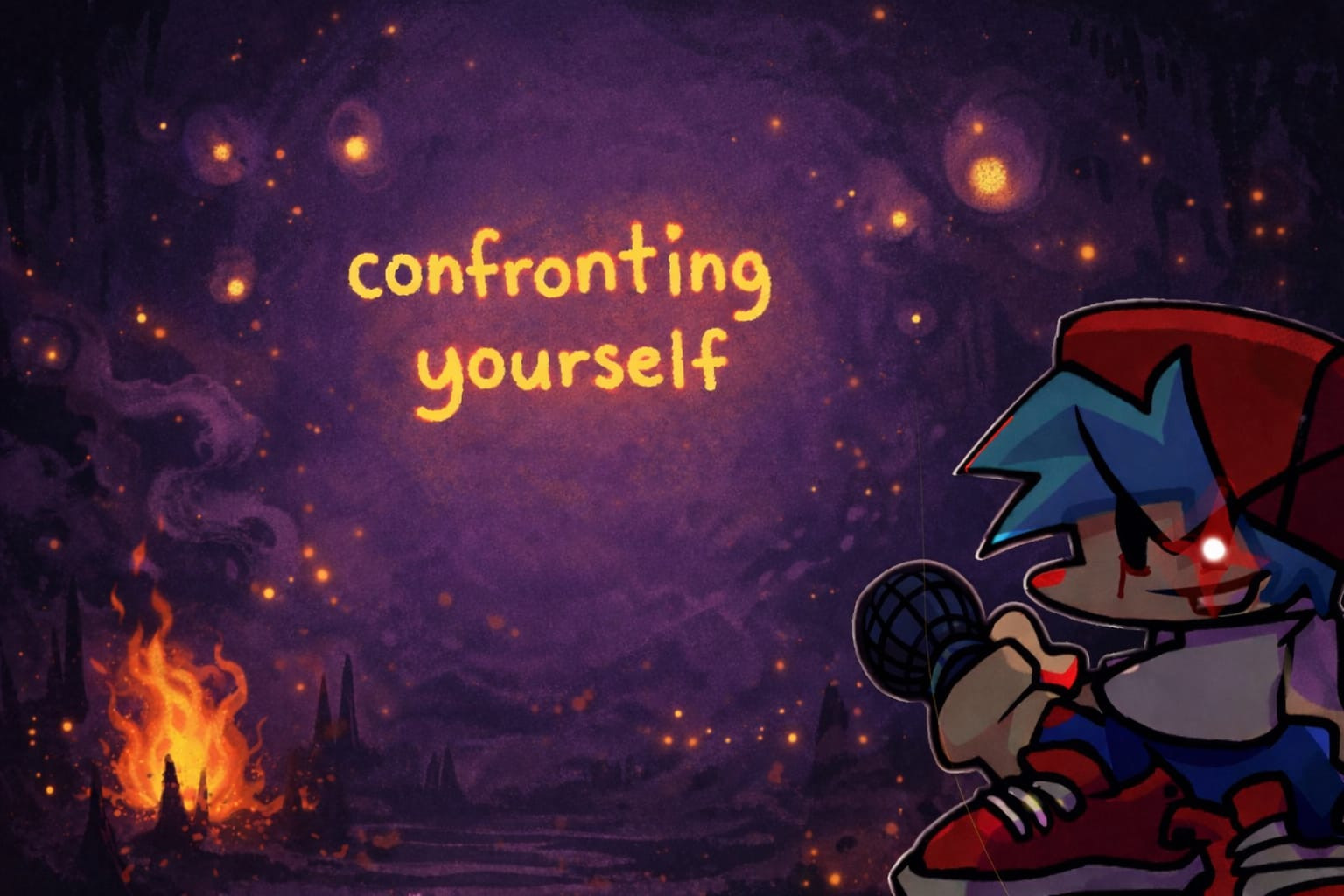 Confroting Yourself Faker Mod for Friday Night Funkin' | FNF Mods