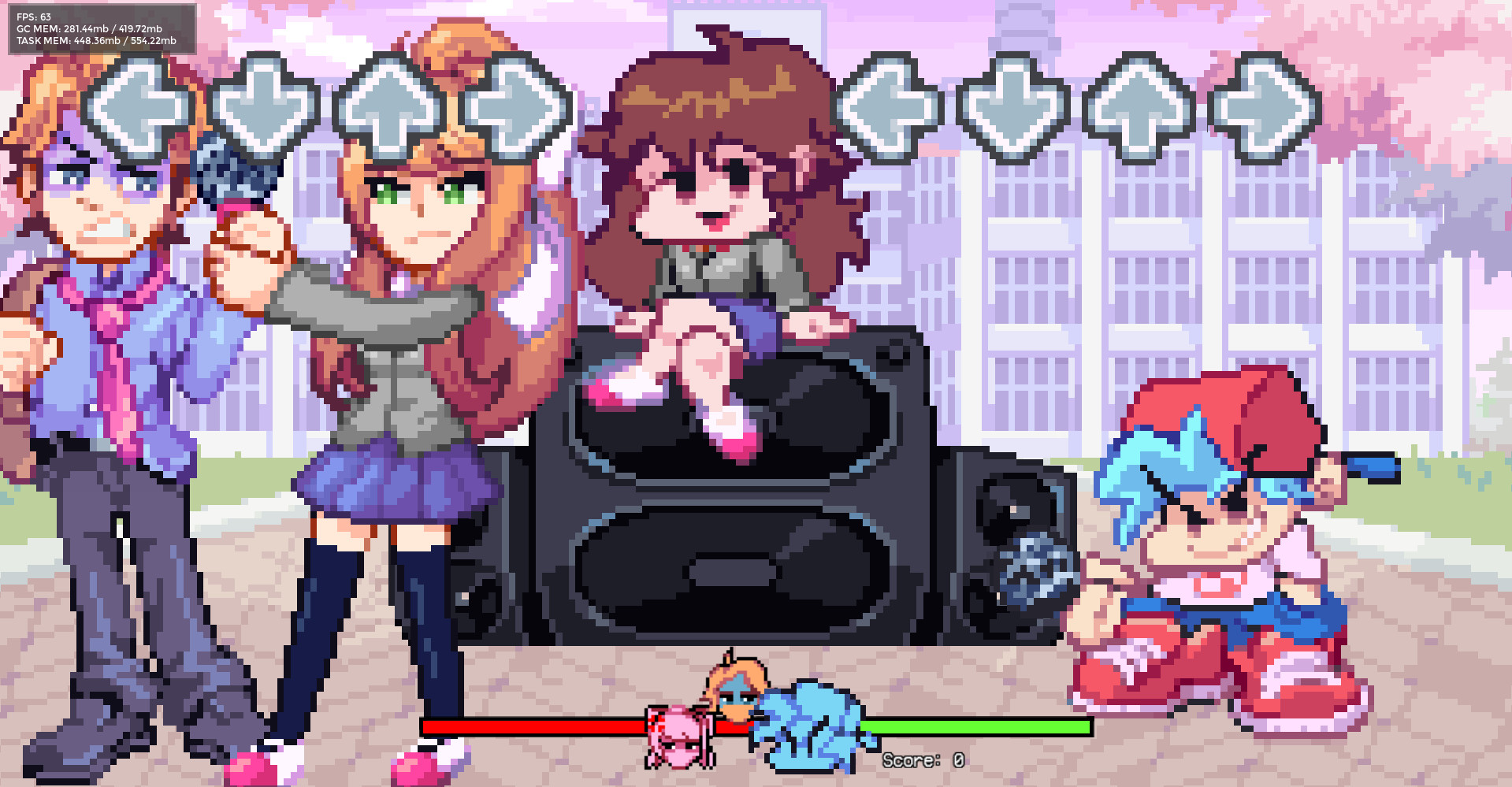 Vs. Monika (V-Slice Port) Mod for Friday Night Funkin' | FNF Mods