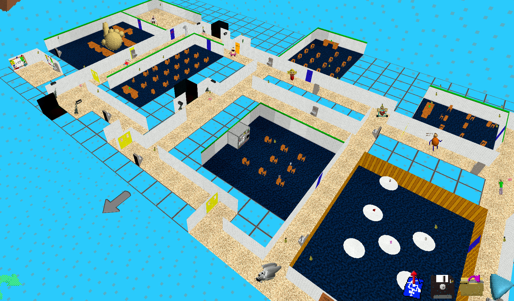FLOOR 1 CHAOS Mod for Baldi's Basics | Baldi Mods