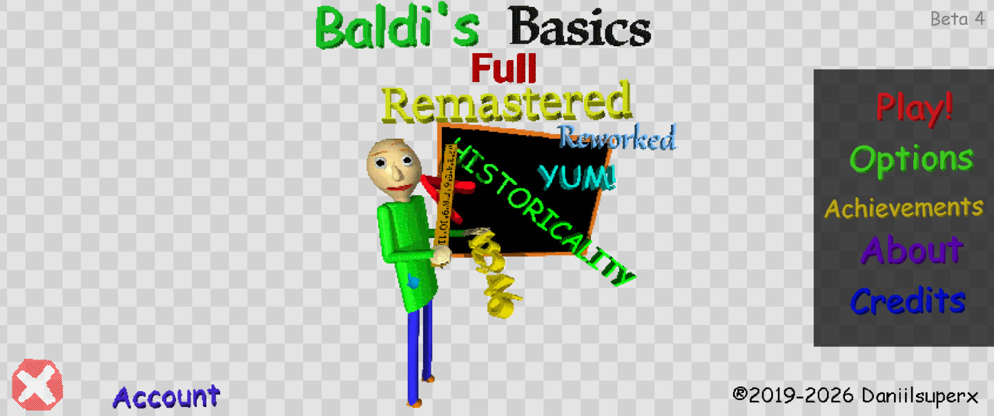 Baldi's Basics Full Remastered Reworked Mod for Baldi's Basics | Baldi Mods