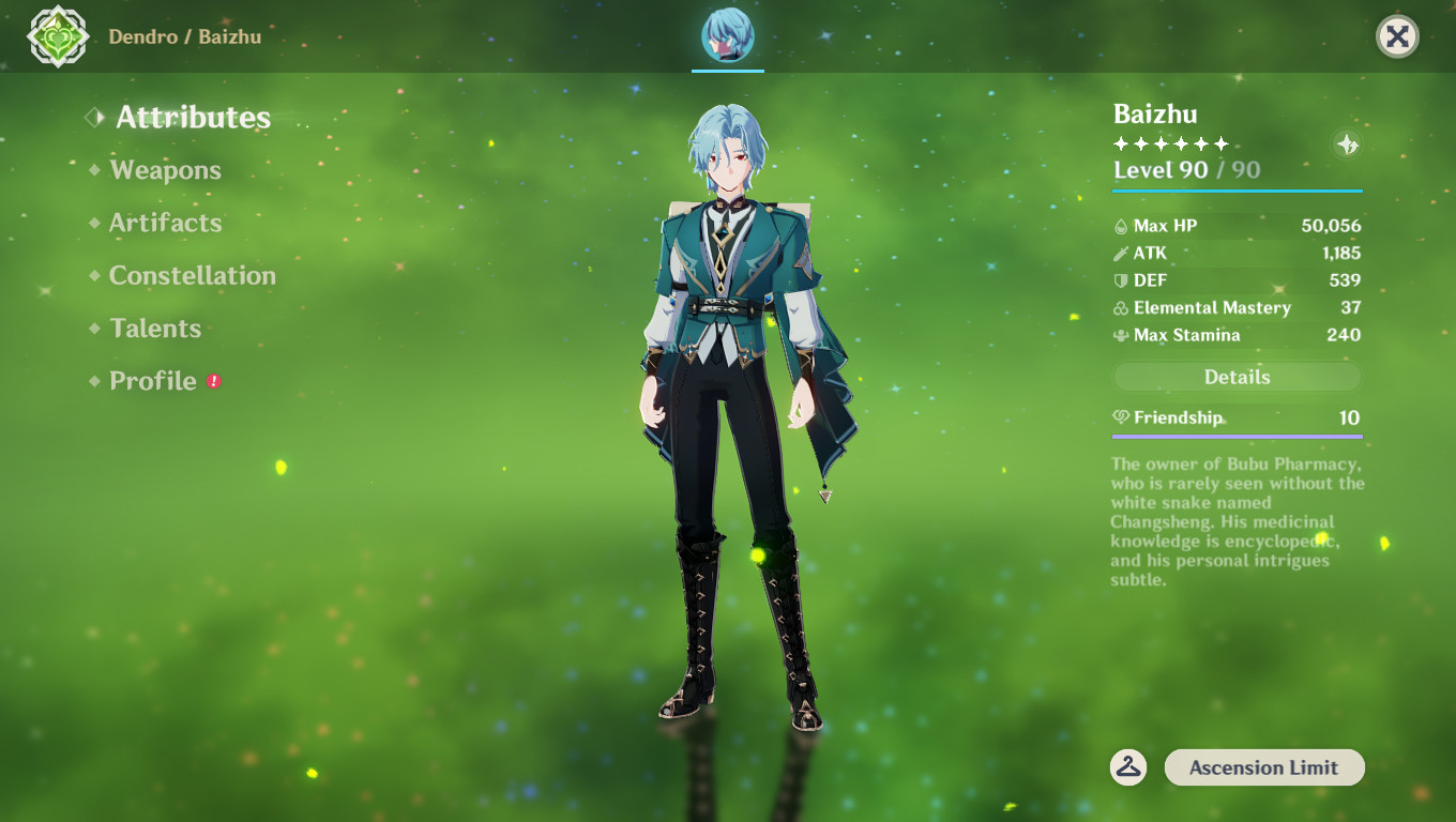 Zandik(Dottore)|Baizhu Mod for Genshin Impact | GI Mods