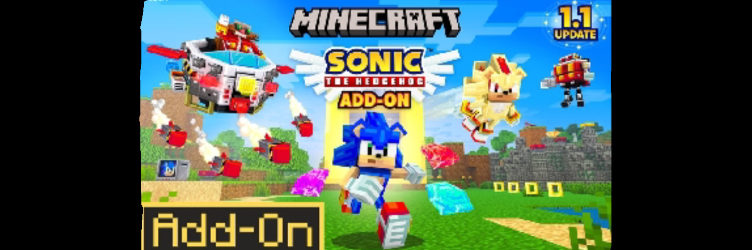 Sonic The Hedgehog Add-On(release) Mod for Minecraft: Bedrock Edition ...