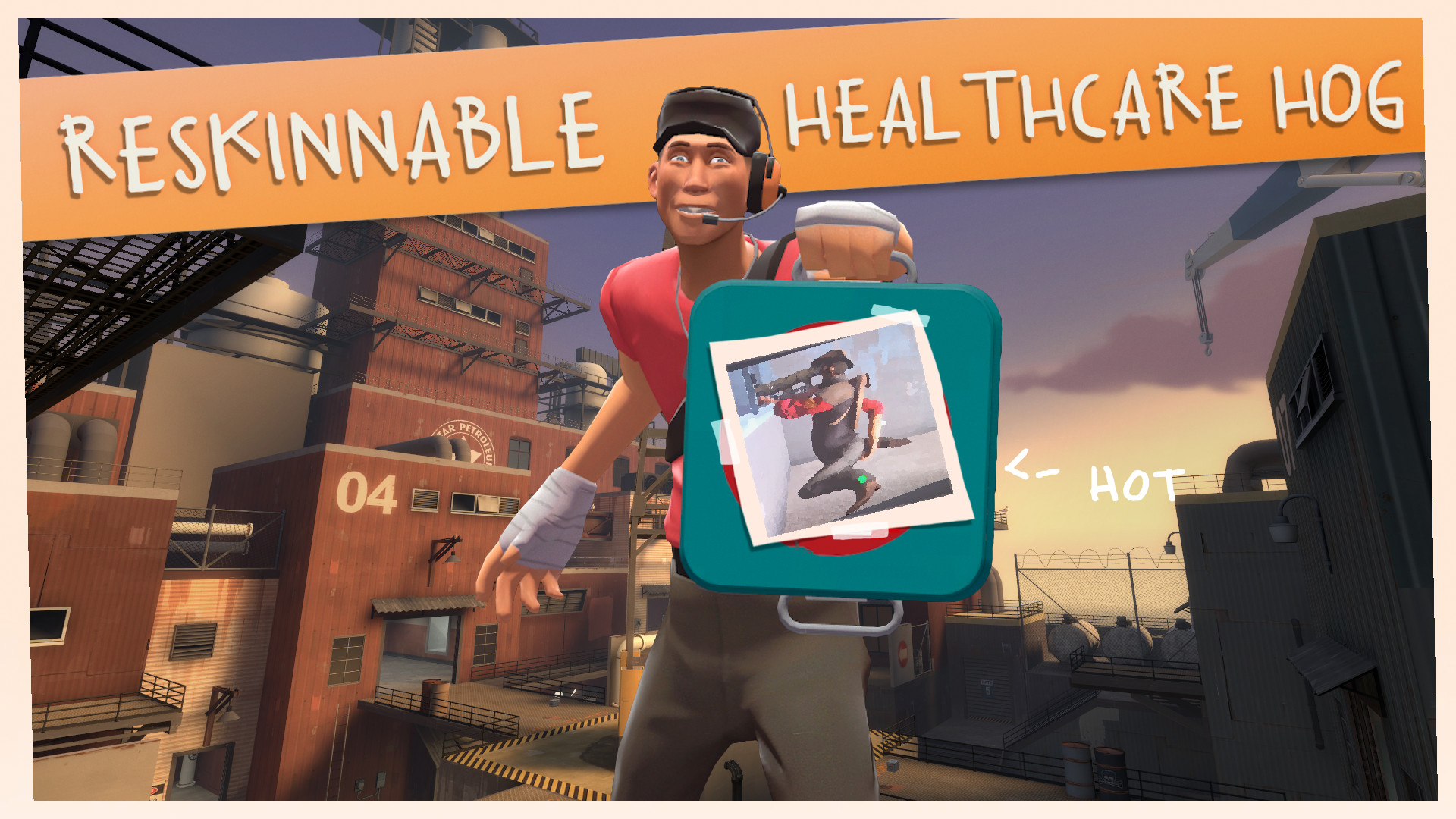 Reskinnable Healthcare Hog Mod for Team Fortress 2 | TF2 Mods