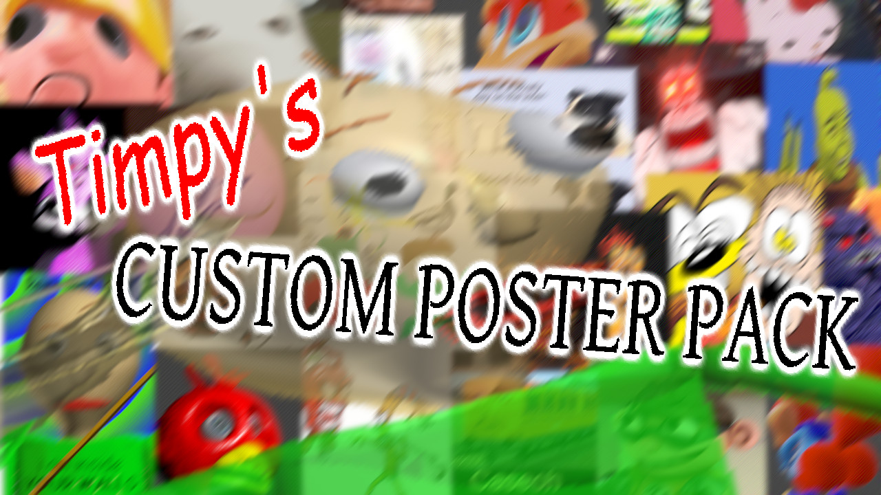 (0.14.X) Timpy's Custom Posters Pack Mod for Baldi's Basics | Baldi Mods
