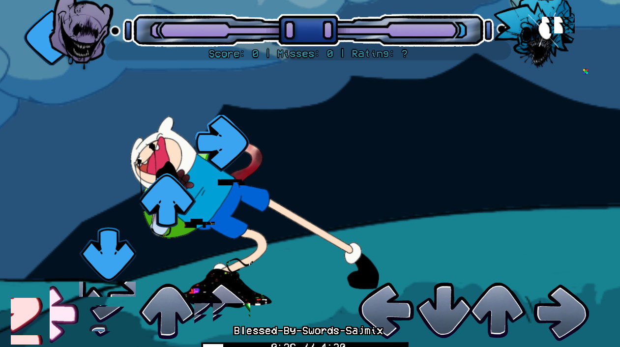 Blessed By Swords Sajmix Mod for Friday Night Funkin' | FNF Mods