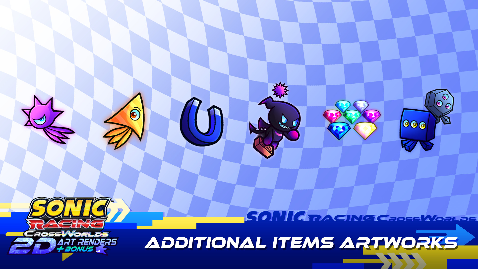 2D Art Renders + Bonus (Add-On) Mod for Sonic Racing: CrossWorlds | SR ...