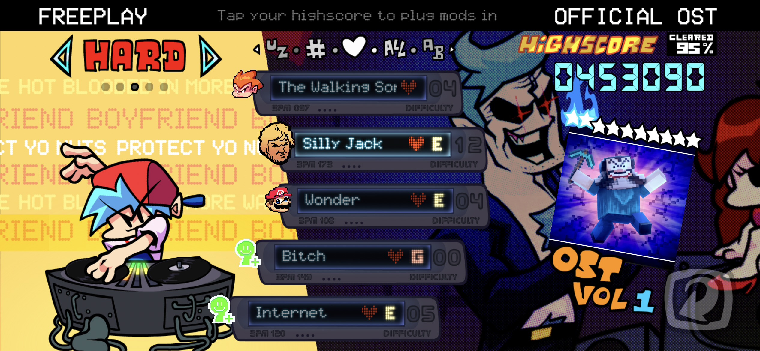 Silly jack v slice Mod for Friday Night Funkin' | FNF Mods