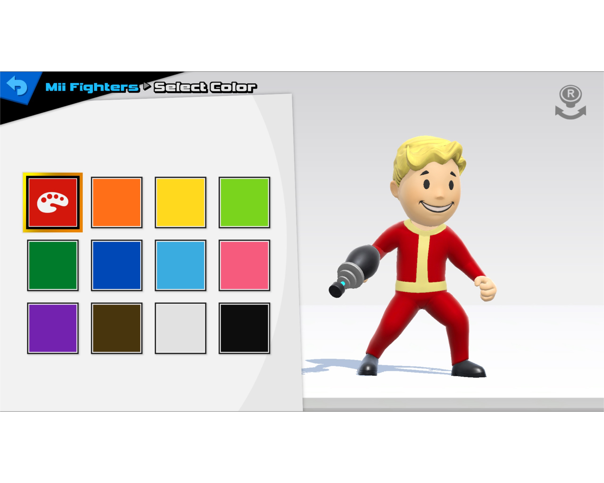 Mii Vault Boy Recolors Mod for Super Smash Bros. Ultimate | SSBU Mods