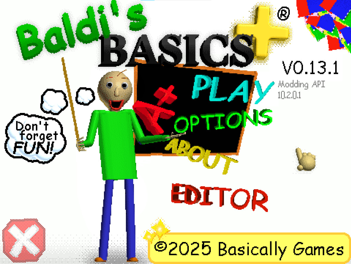 Upgraded Menu [0.14.X] Mod for Baldi's Basics | Baldi Mods