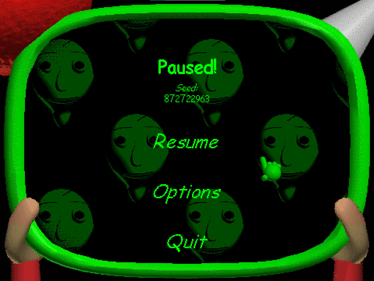 Upgraded Menu [0.14.X] Mod for Baldi's Basics | Baldi Mods