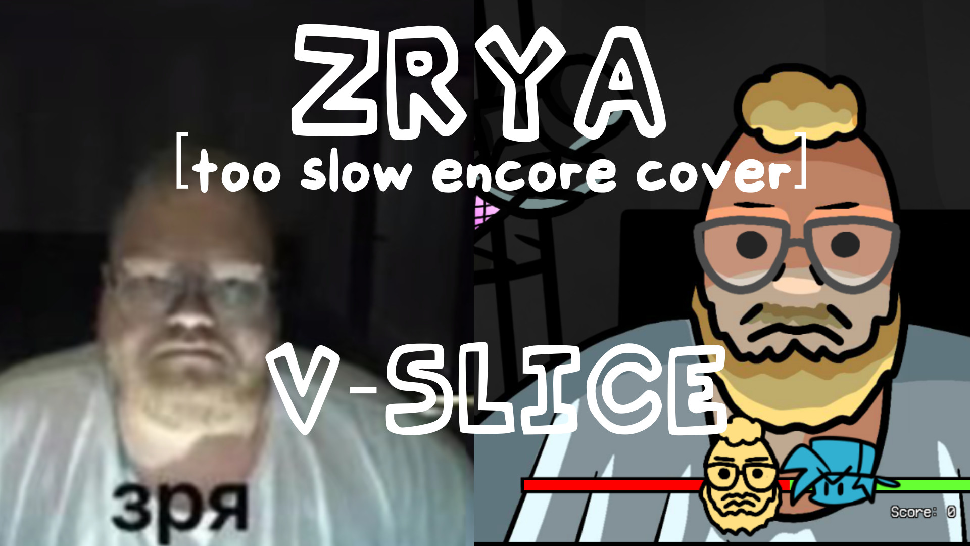 FNF ZRYA [TOO SLOW COVER] V-SLICE Mod for Friday Night Funkin' | FNF Mods