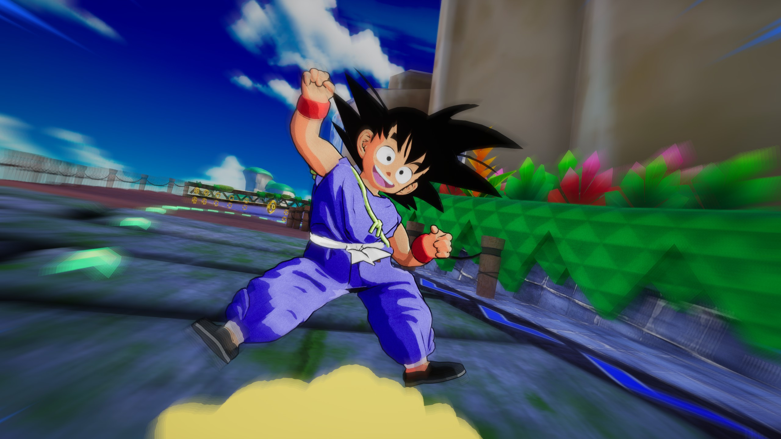 Kid Goku Over AiAi (+ Dragon Ball Festival) Mod for Sonic Racing ...
