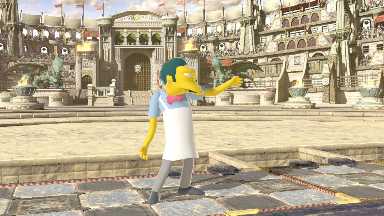 Moe Szyslak (Ryu ver.) Mod for Super Smash Bros. Ultimate | SSBU Mods