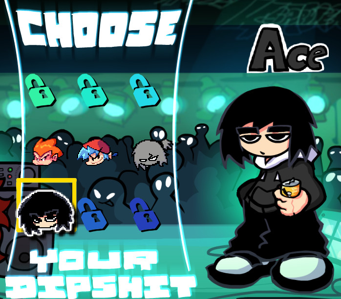 UNFINISHED Ace + Mad playable Characters Mod for Friday Night Funkin ...