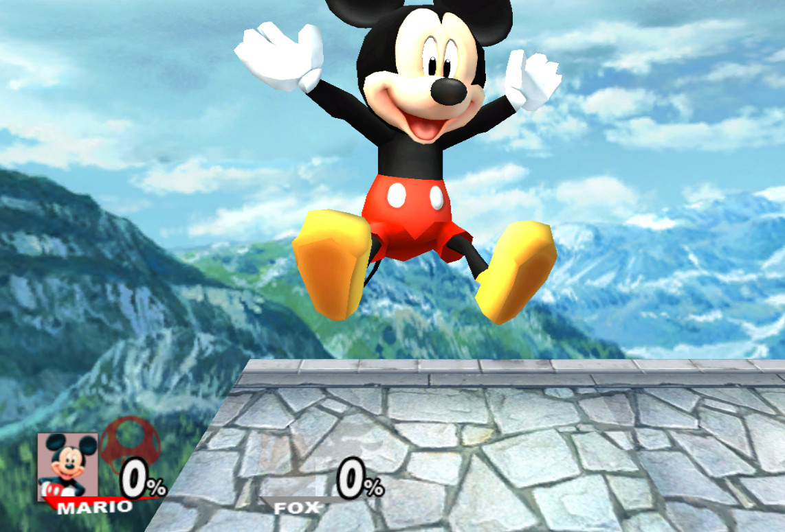 Mickey Mouse over Mario Mod for Super Smash Bros. Brawl | Brawl Mods