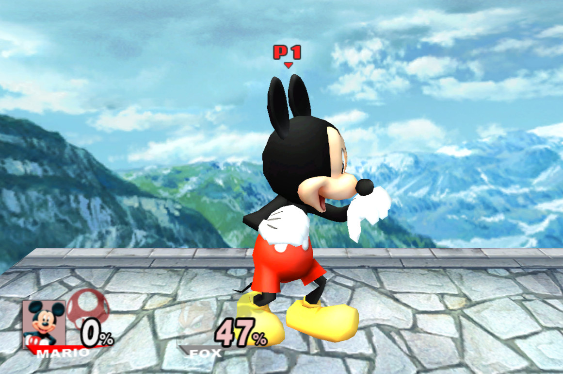 Mickey Mouse over Mario Mod for Super Smash Bros. Brawl | Brawl Mods