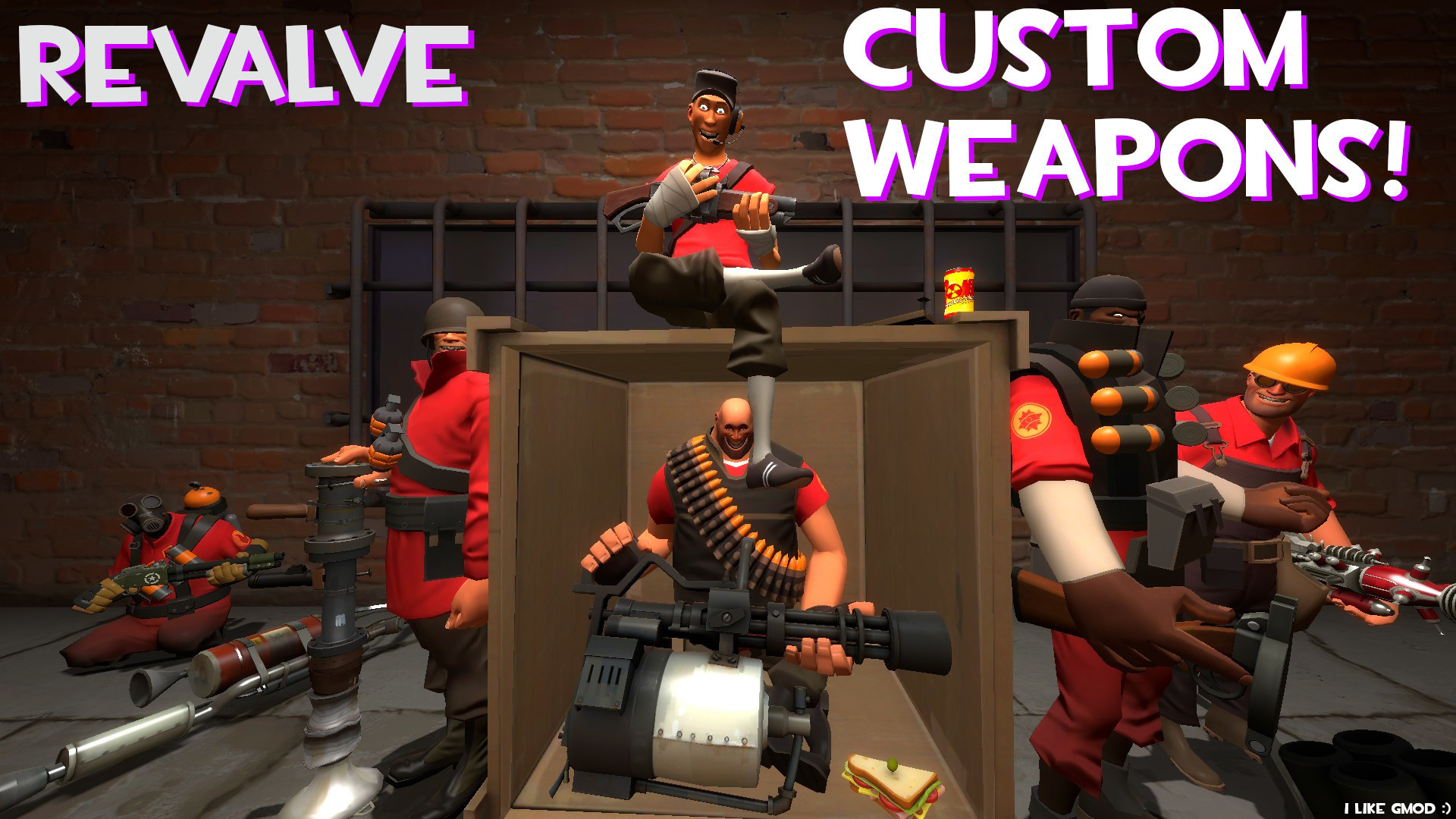 Codename: Revolve Weapons Pack ARCHIVE Mod for Team Fortress 2 ...