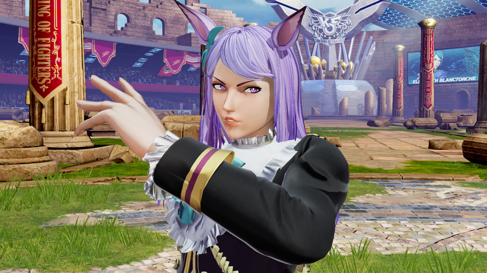 Elizabeth as Mejiro McQueen Mod for The King of Fighters XV | KoFXV Mods