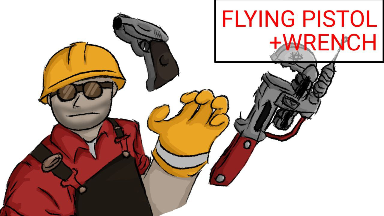 Engineer's flying pistol Mod for Team Fortress 2 | TF2 Mods