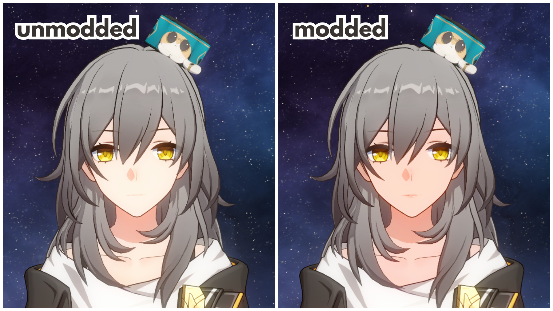 soft peach stelle + eye edit Mod for Honkai Star Rail | HSR Mods