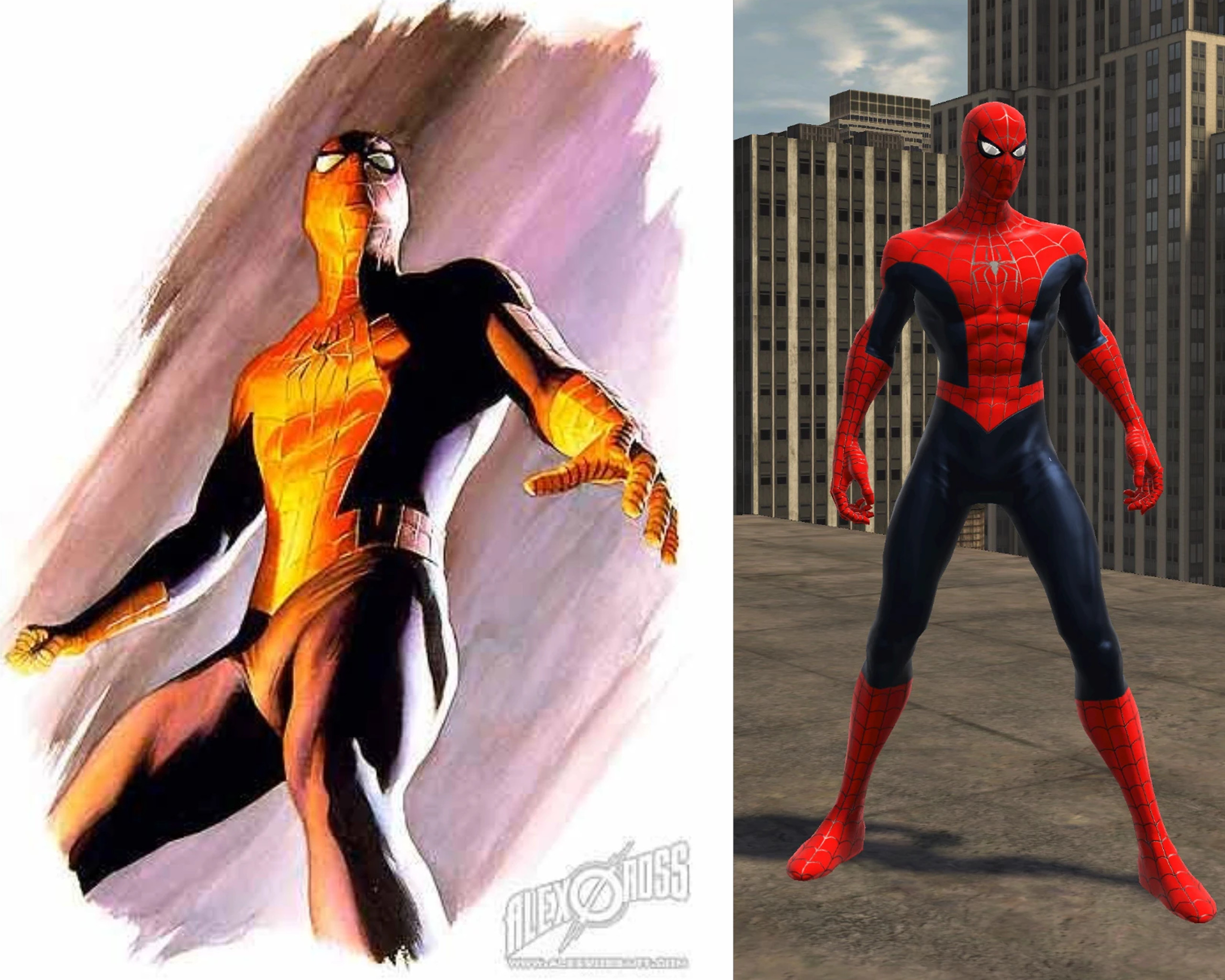 Alex Ross Inspired Spider-Man Mod Mod for Spider-Man: Web of Shadows ...