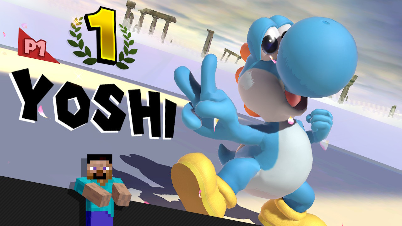 Yoshi's Island GBA Light Blue Yoshi Mod for Super Smash Bros. Ultimate ...