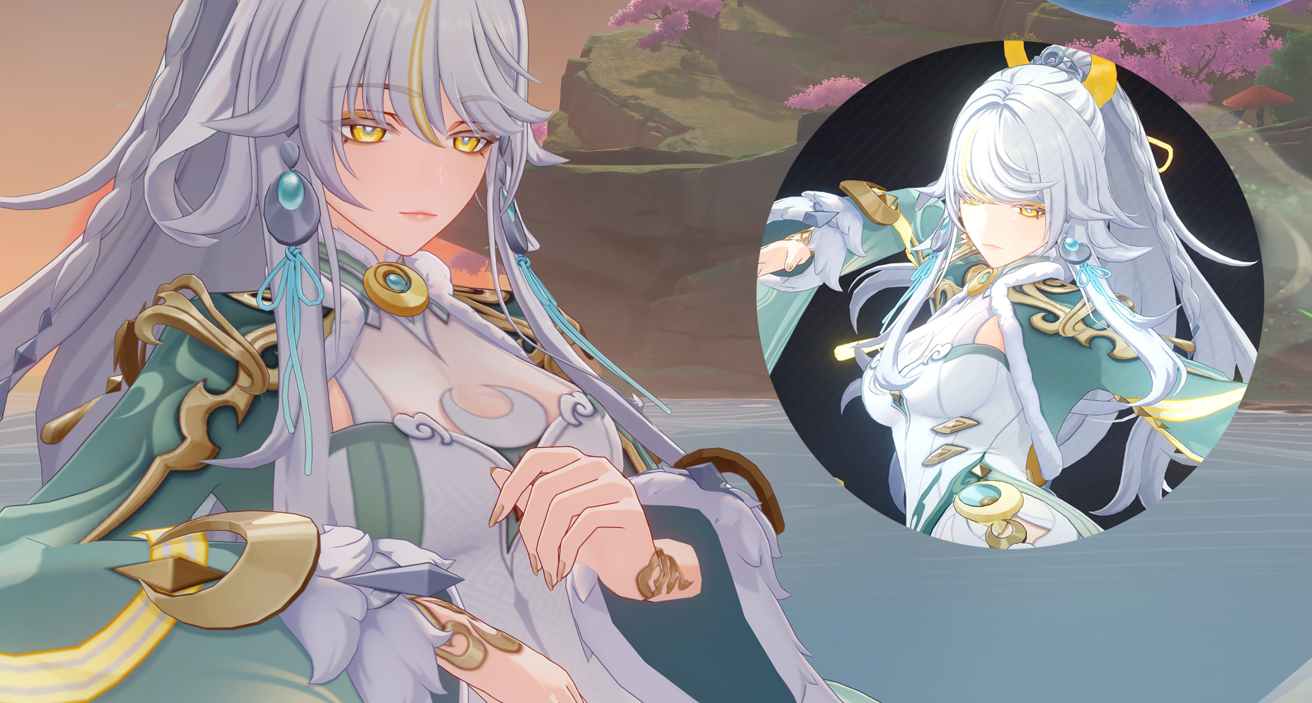 Fluffy Zibai Mod for Genshin Impact | GI Mods