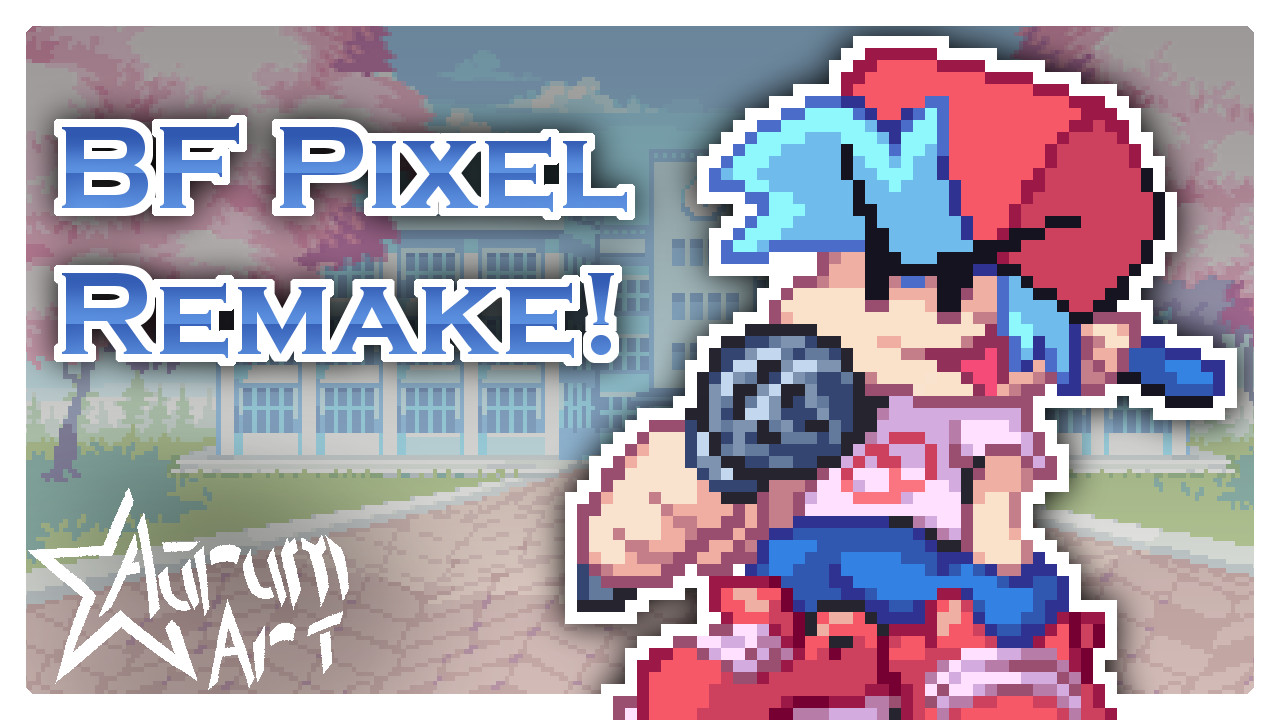 BF Pixel Retake! Mod for Friday Night Funkin' | FNF Mods
