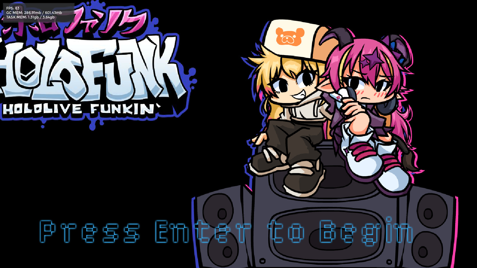 Holofunk: P-Slice Edition Mod for Friday Night Funkin' | FNF Mods