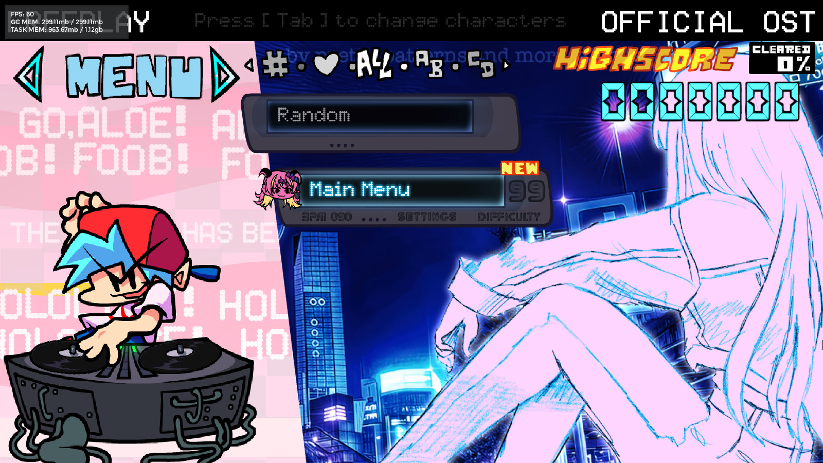 Holofunk: P-Slice Edition Mod for Friday Night Funkin' | FNF Mods