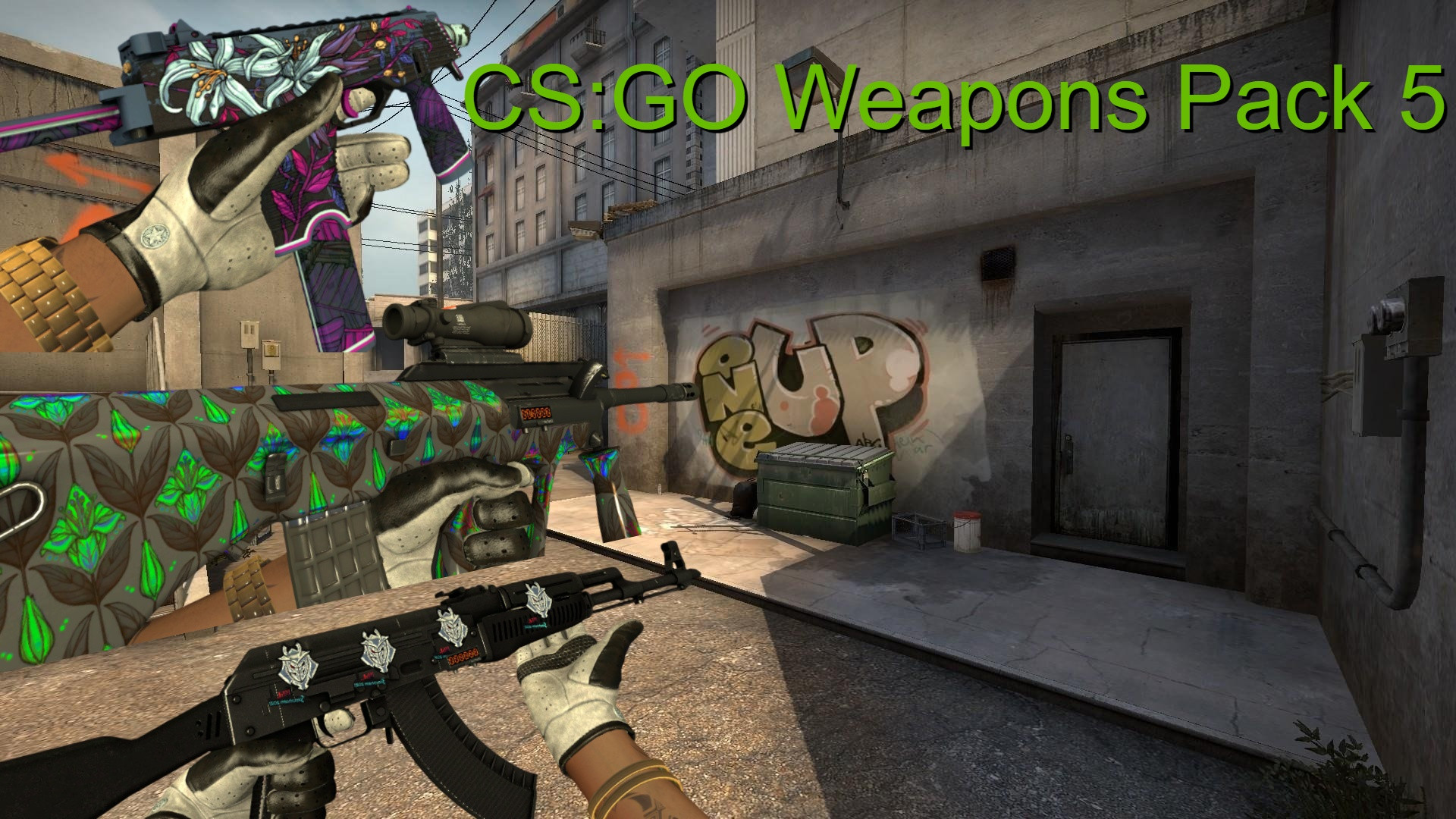 CS:GO WEAPONS PACK 5 Mod for Counter-Strike: Source | CS:S Mods