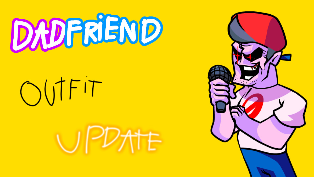 Dadfriend (daddy dearest skin) Update Mod for Friday Night Funkin ...