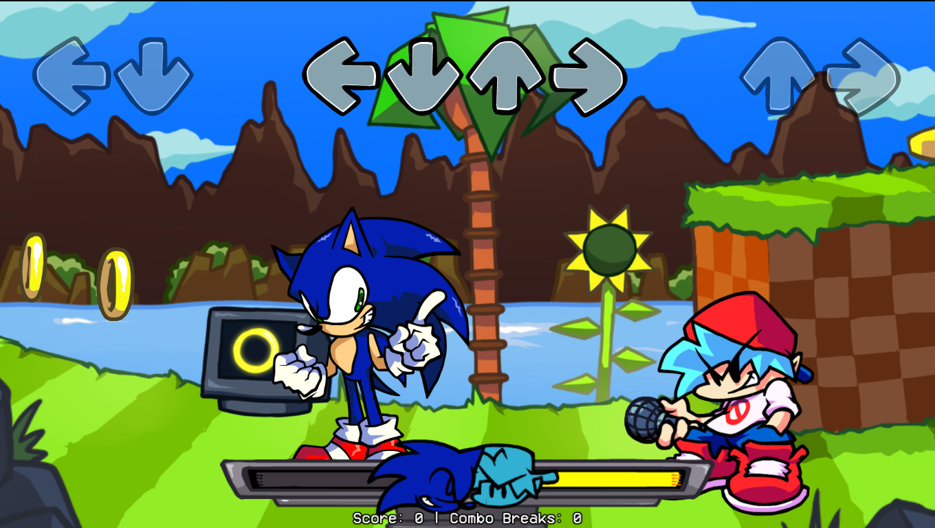 Sonic Legacy for V-Slice Mod for Friday Night Funkin' | FNF Mods
