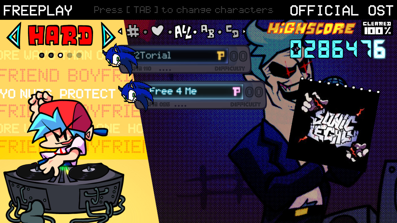Sonic Legacy for V-Slice Mod for Friday Night Funkin' | FNF Mods
