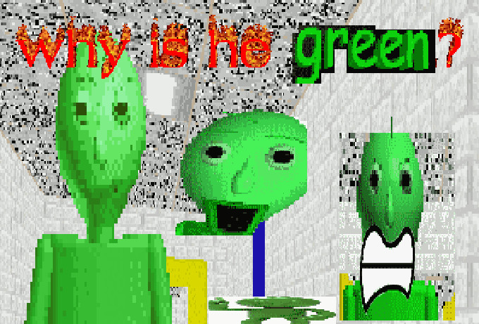 Graldi's Green Basics Mod for Baldi's Basics | Baldi Mods