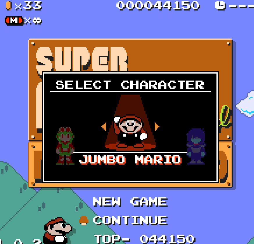 Jumbo Mario Mod for Super Mario Bros. Remastered [Unofficial] | SMB1R Mods