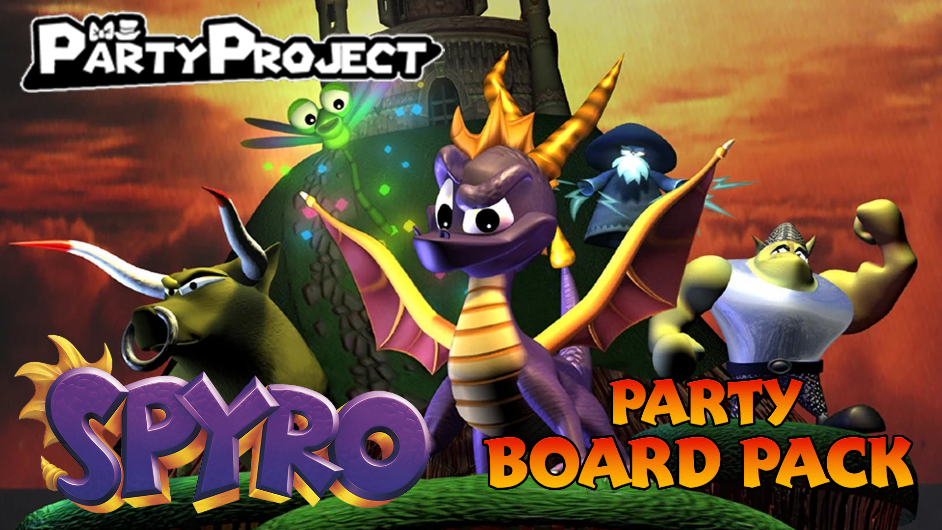 Spyro the Dragon Party Board Pack Mod for Party Project | PProject Mods