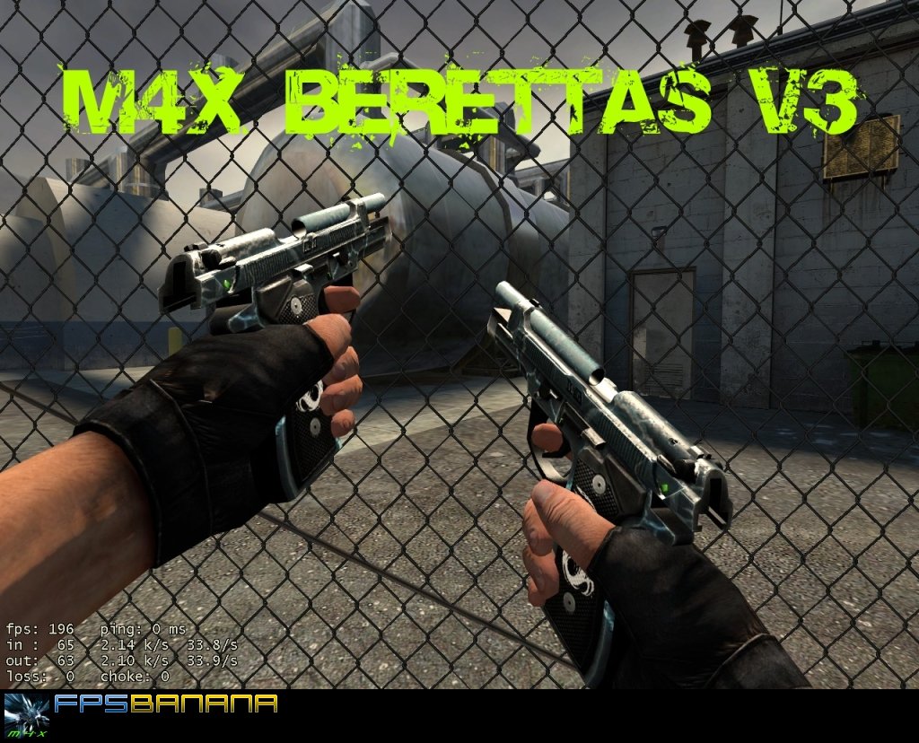M4X Berettas V3 Mod for Counter-Strike: Source | CS:S Mods