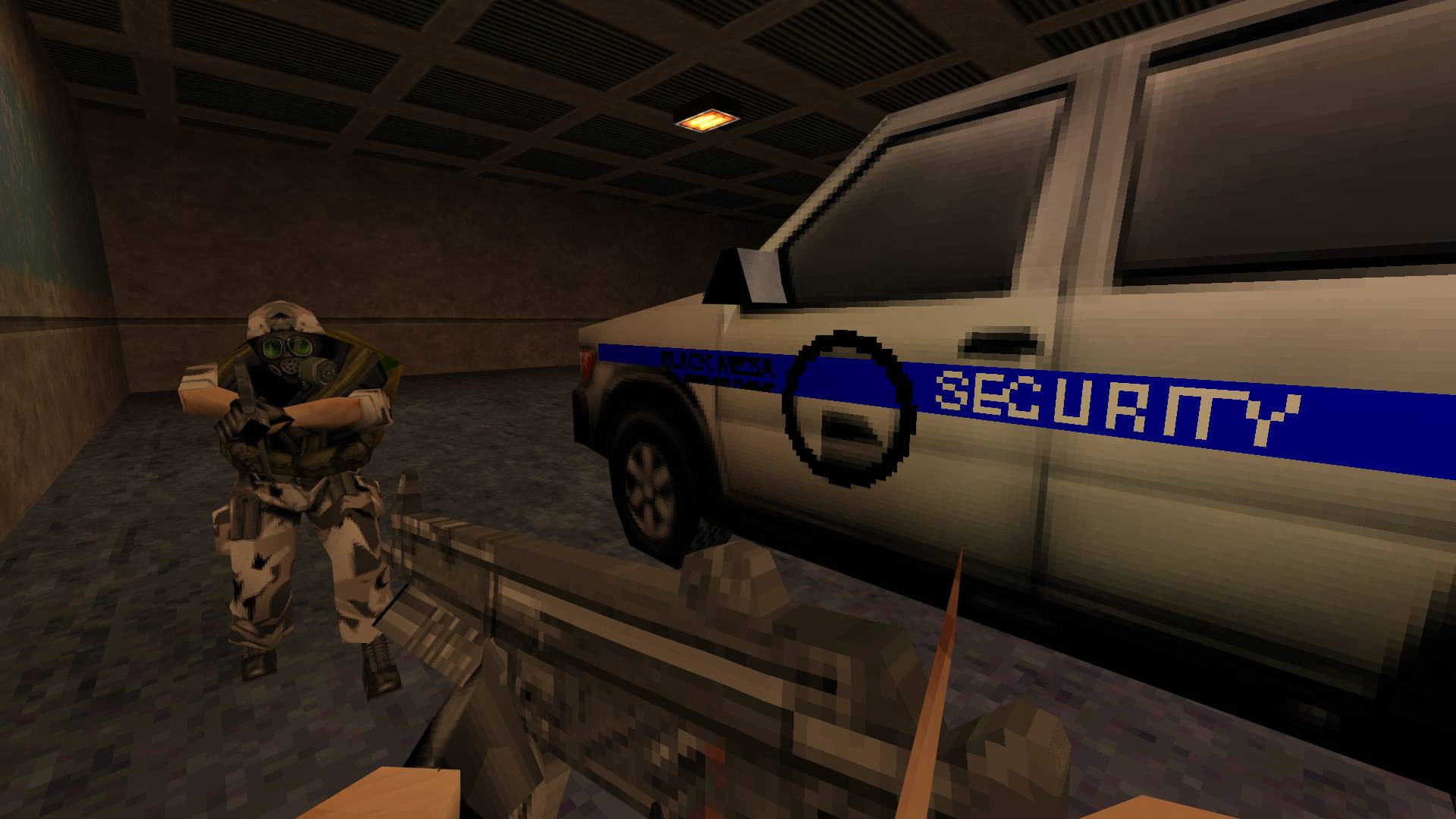 Bm:s styled security SUV Mod for Half-Life | HL Mods