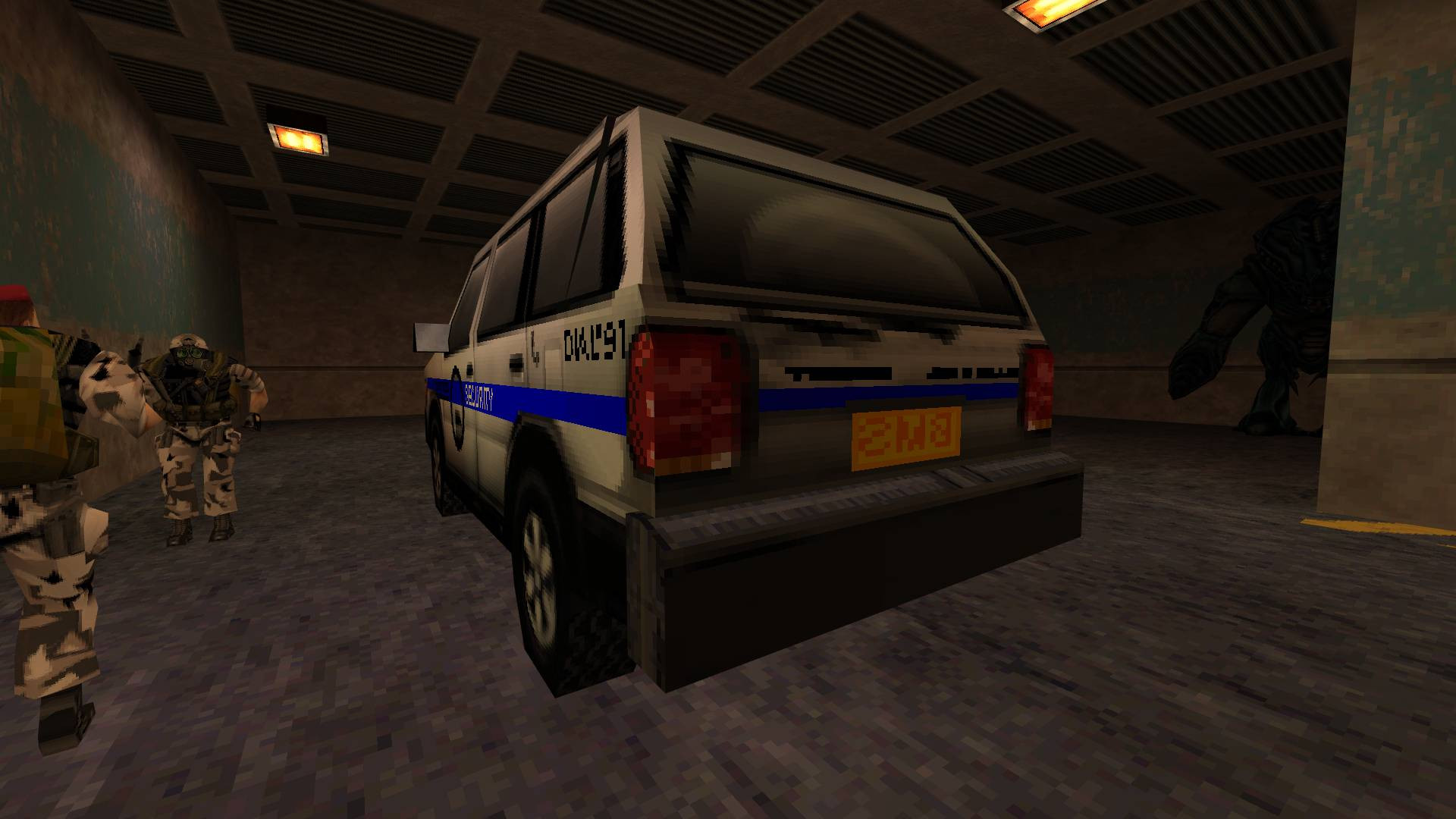 Bm:s styled security SUV Mod for Half-Life | HL Mods