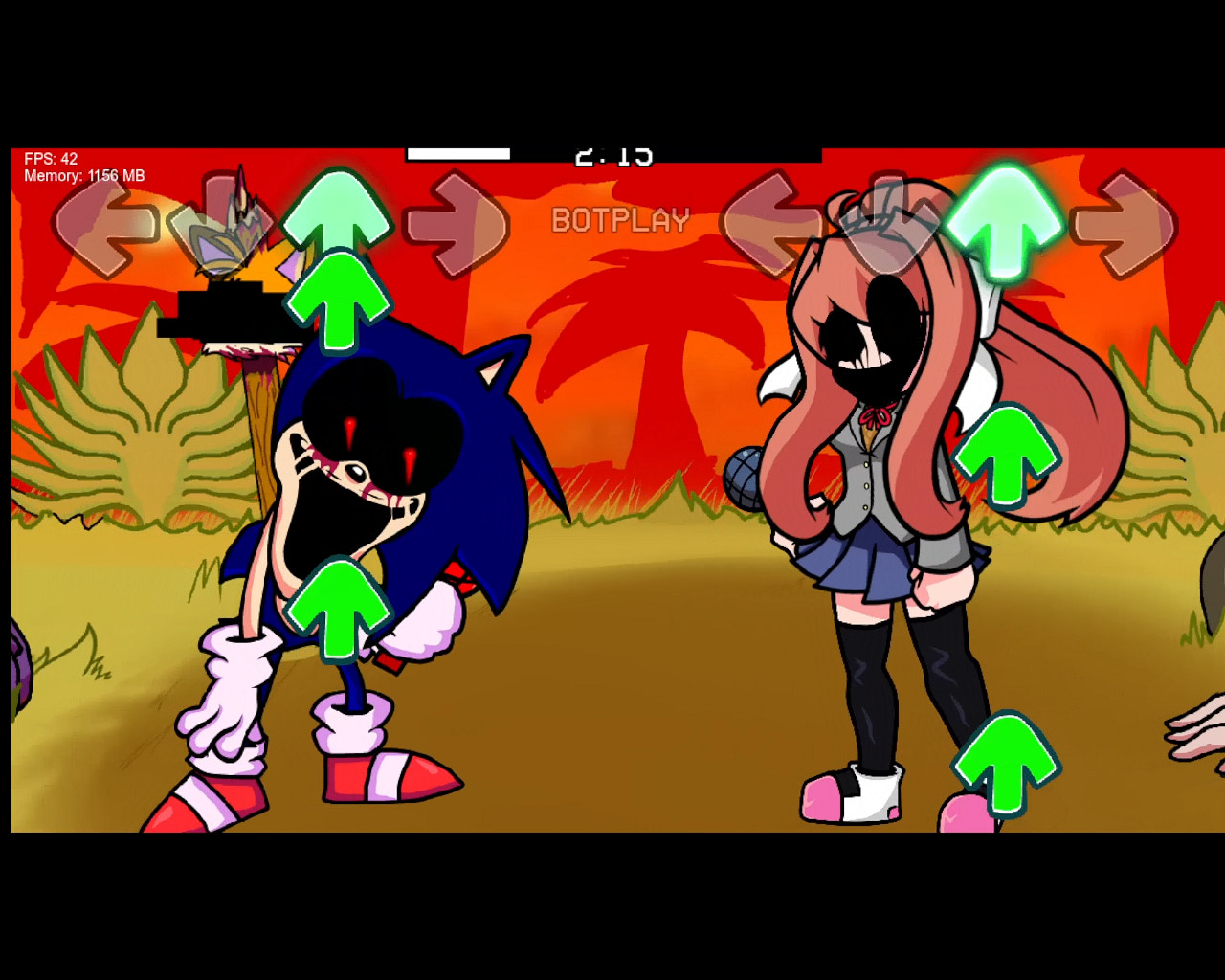 fnf vs monika.exe 1.5 And sonic.exe Vs monika Mod for Friday Night ...