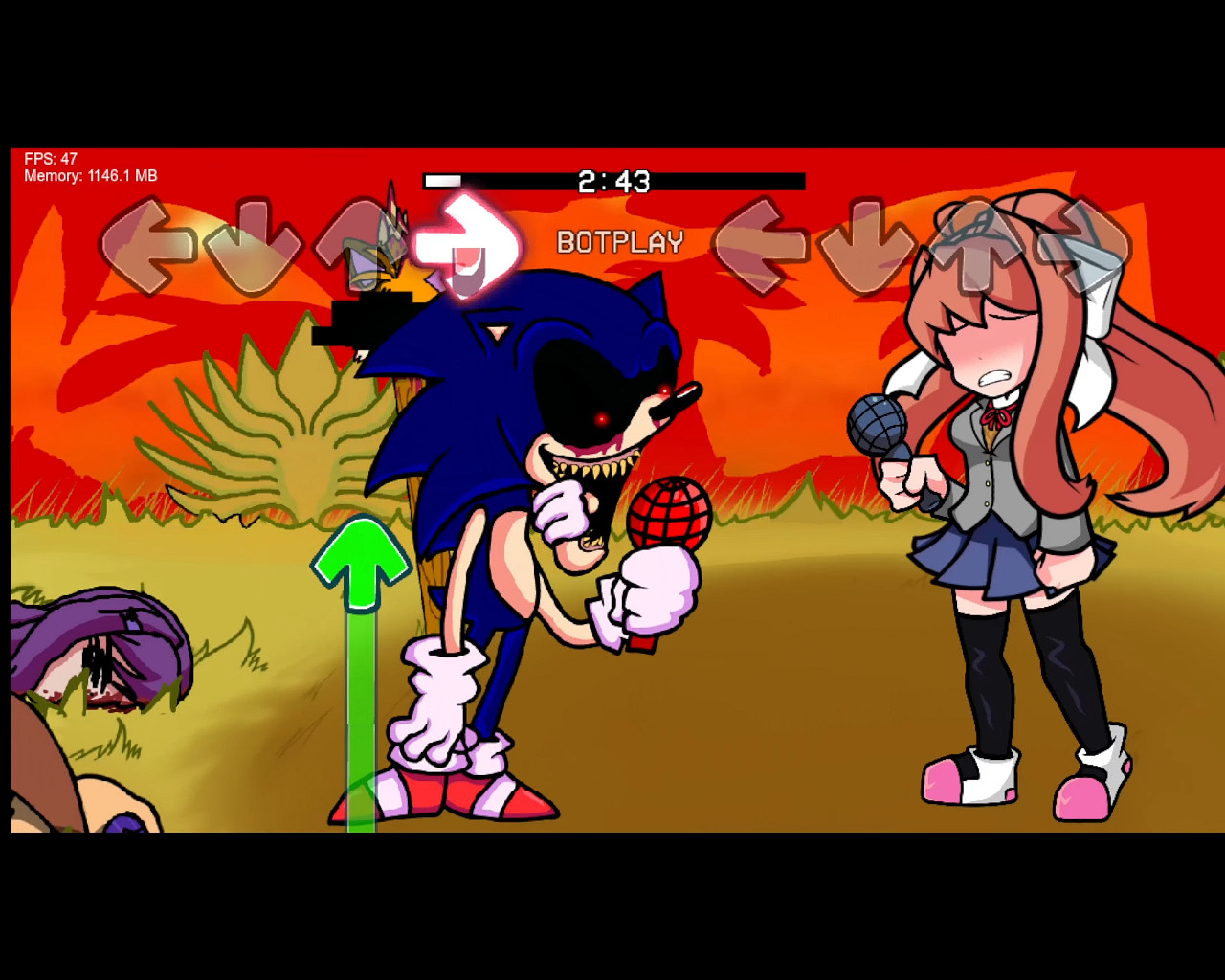 fnf vs monika.exe 1.5 And sonic.exe Vs monika Mod for Friday Night ...